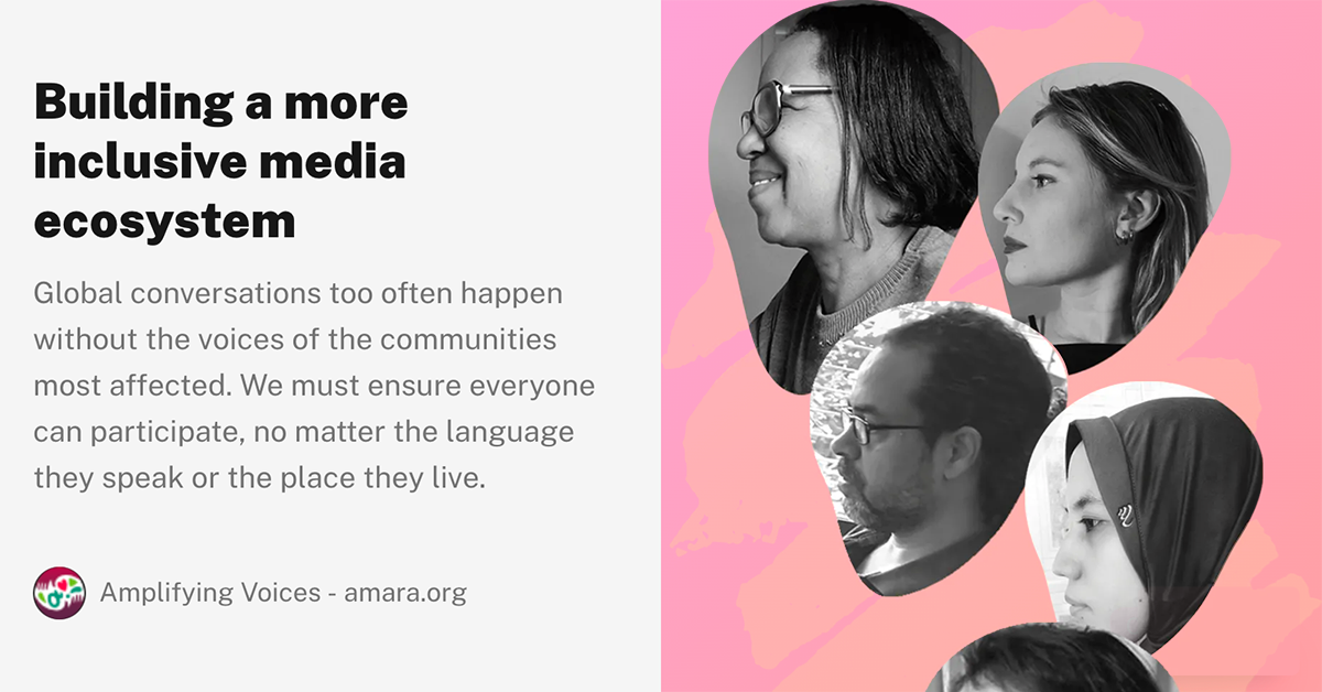 Building a more inclusive media ecosystem – Amplifying Voices